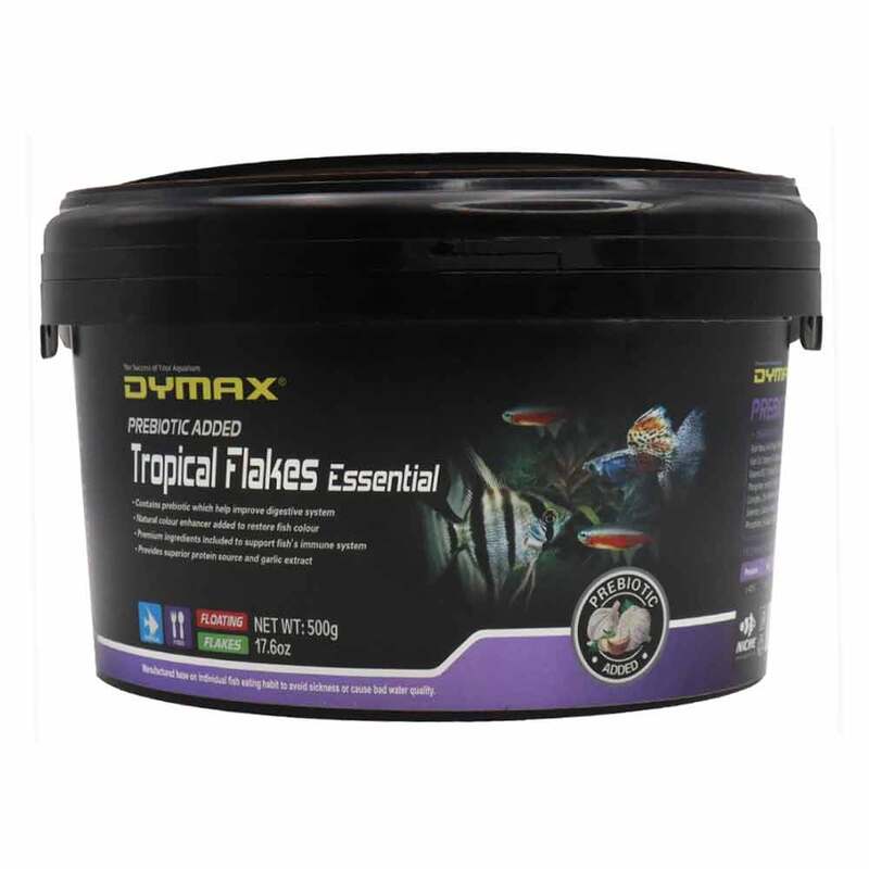 Dymax Tropical Flakes Essential 500G Aquarium Fish Tank Food – True ...