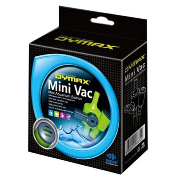 Dymax Mini Vac Fish Aquarium Siphon Adjustable Flow Rate Cleaning – True Blue Aquariums